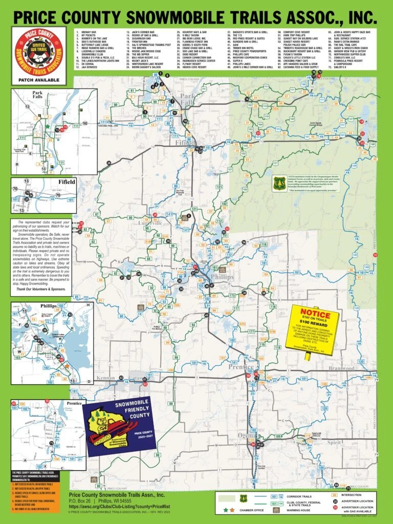 Snowmobile and Cross-Country Ski Trails Open in Price County - Enjoy ...